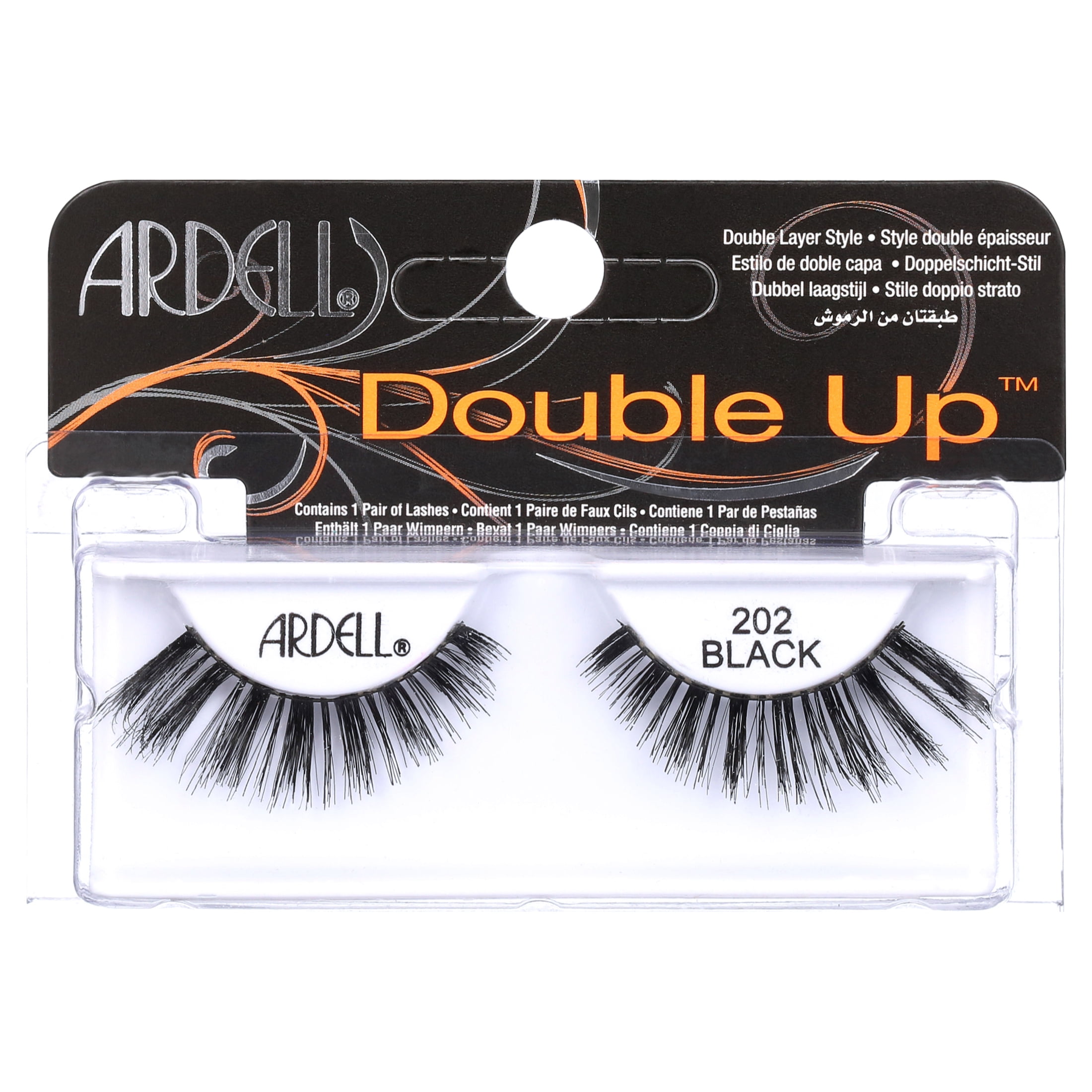 Ardell Double Up Lashes, Style 202, Black - Walmart.com