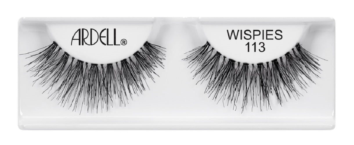 Ardell False Eyelashes #113 Wispies Black (4 Pack) - Walmart.com
