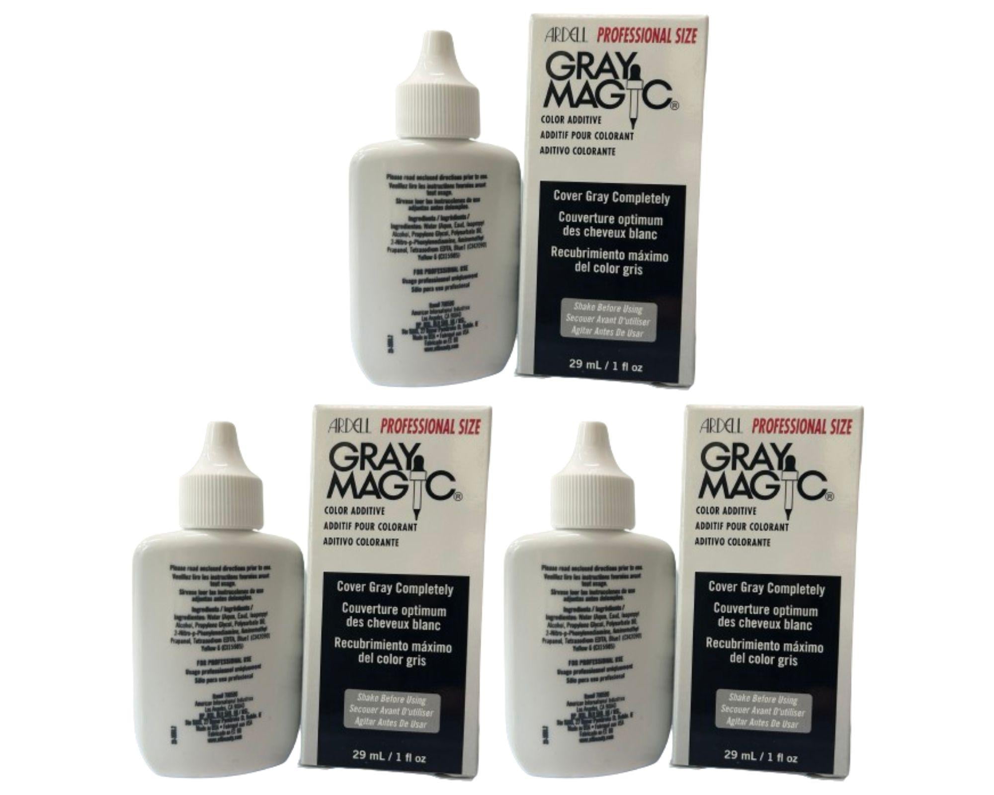 Ardell - Hair Color Additive - Gray Magic - 1oz / 29ml ( PACK of 3 ...
