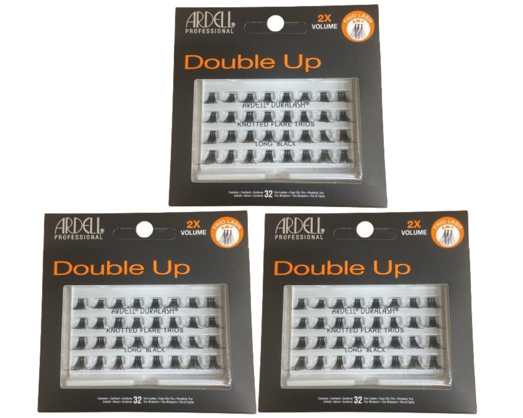 Ardell - Individual - Double Trio - Long x 3 - Walmart.com