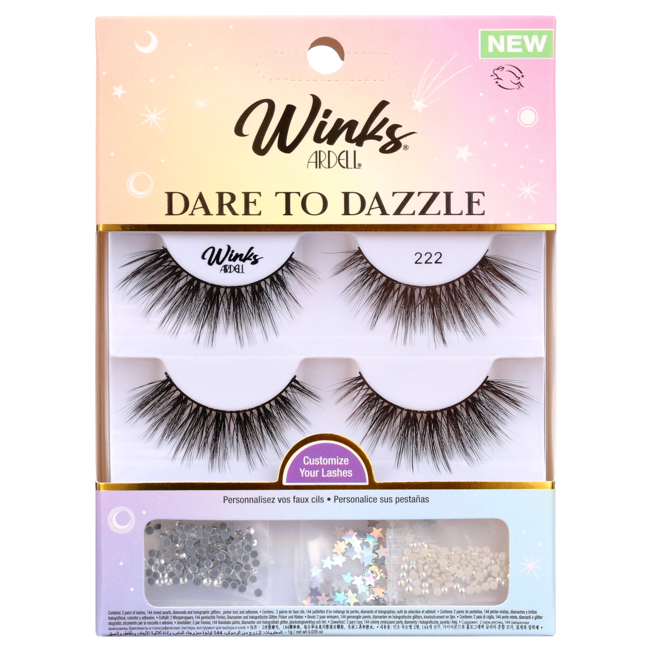Ardell Lashes Winks-Dare To Dazzle, 2 Pairs - Walmart.com