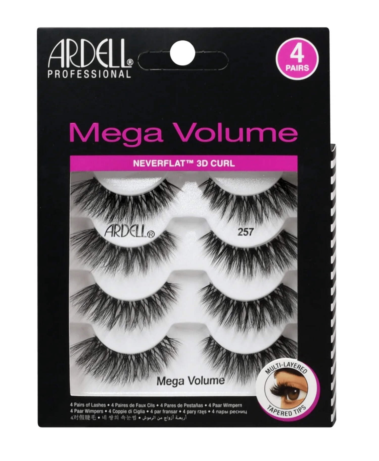 Ardell Mega Volume 257 4 Pack #36636 - Walmart.com