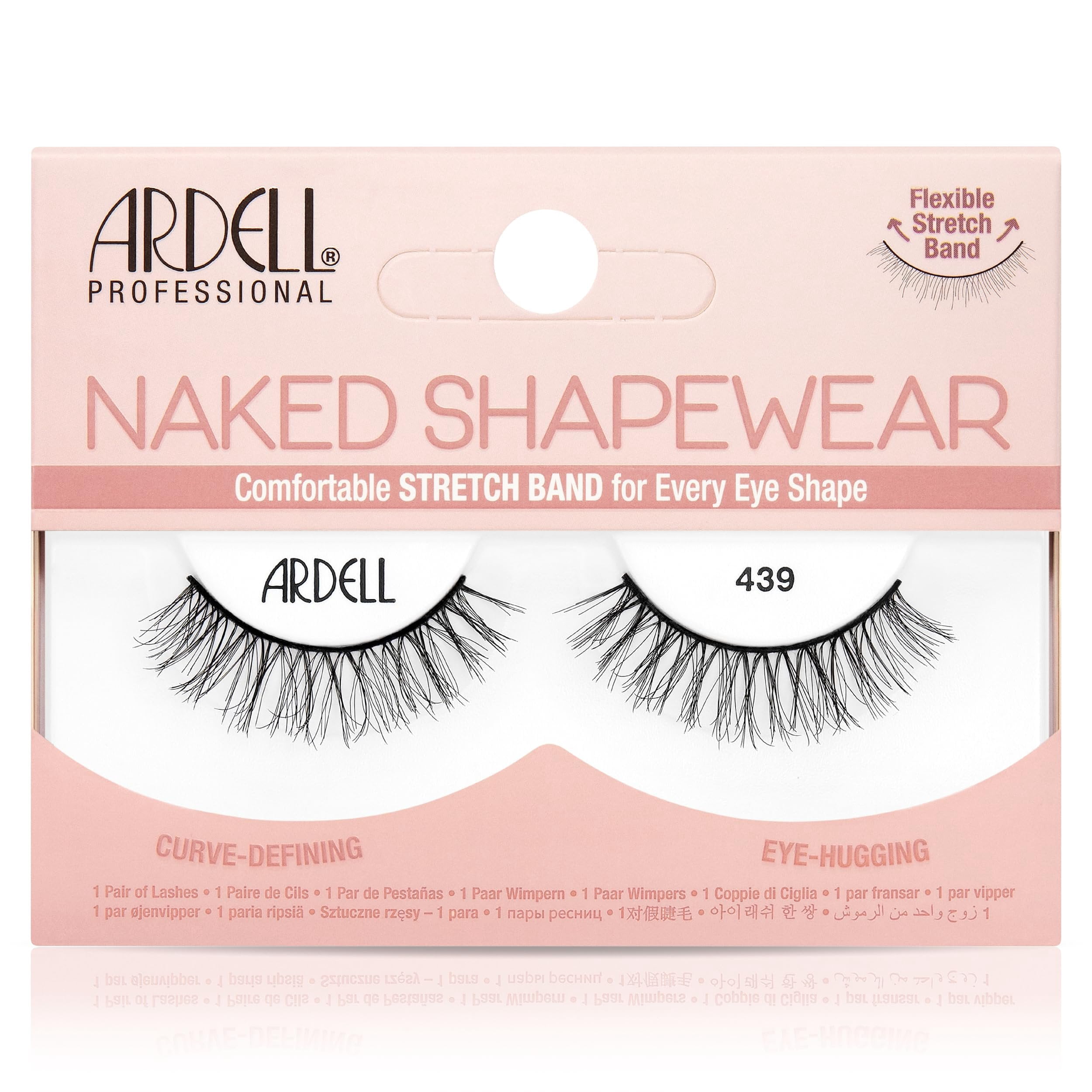 Ardell Naked Shapewear False Eyelashes 439 Curve-Defining, Eye-Hugging ...