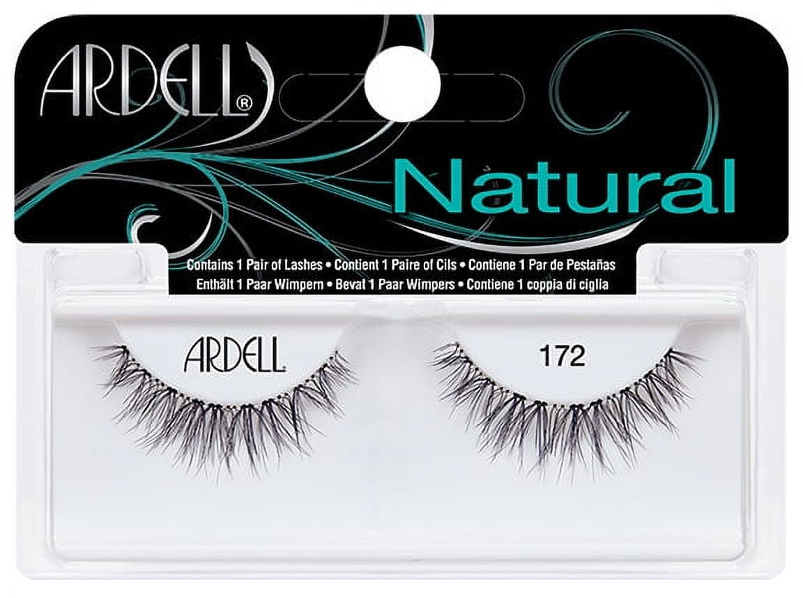 Ardell Natural False Eyelashes, 172 Black - Walmart.com