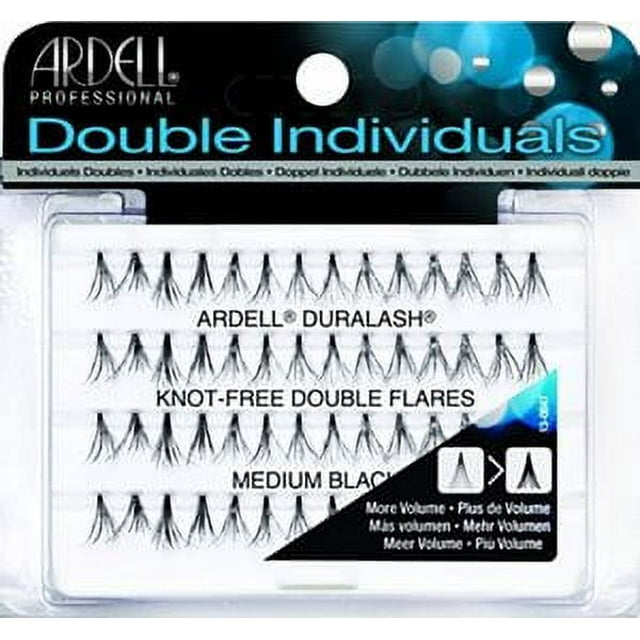 Ardell Professional Double Individuals Knot-Free Double Flares - Medium ...