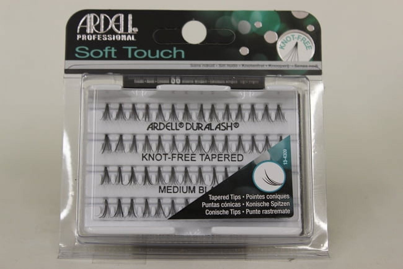Ardell Professional Eye Lashes- Soft Touch Knot-Free Medium Black ...