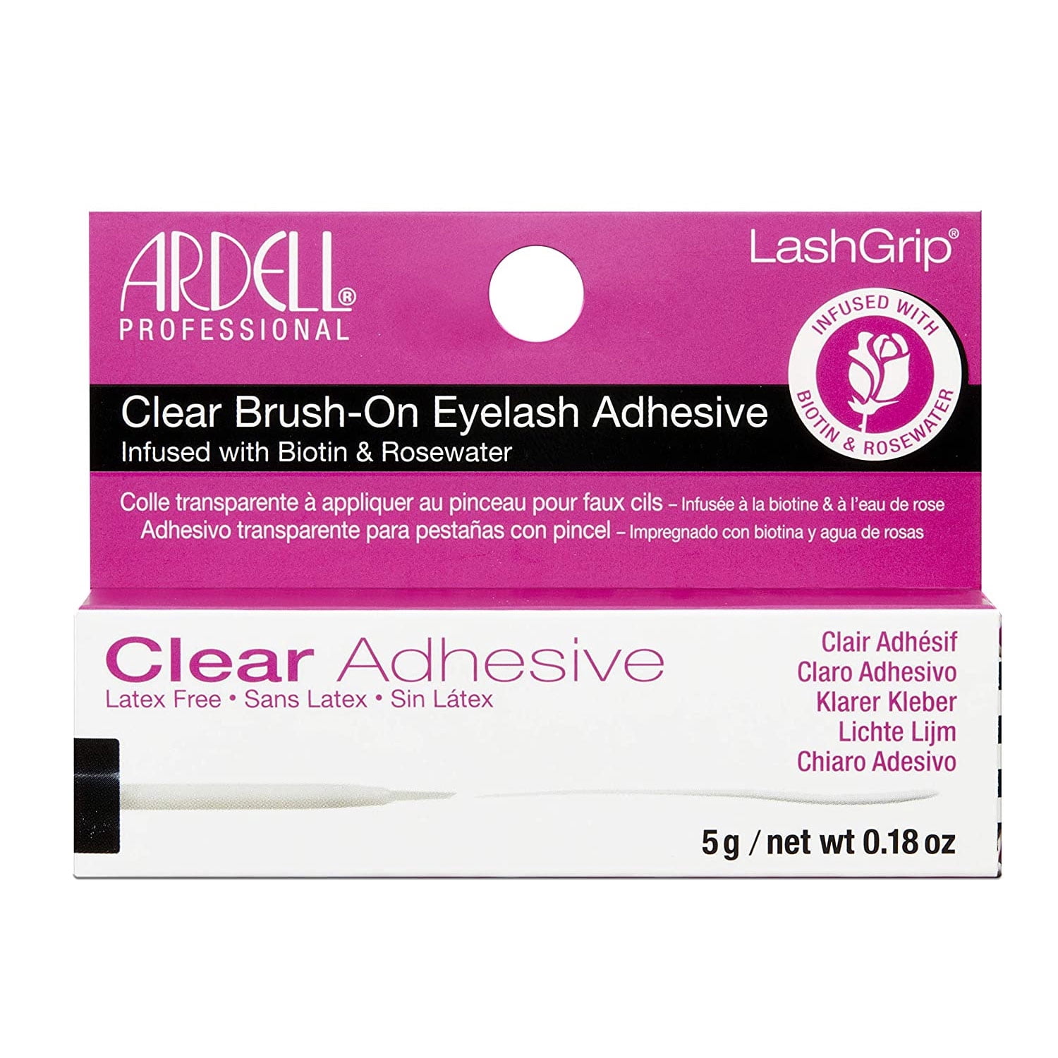Ardell Professional Lashgrip Clear Brush On Eyelash Adhesive, 0.18 Oz ...