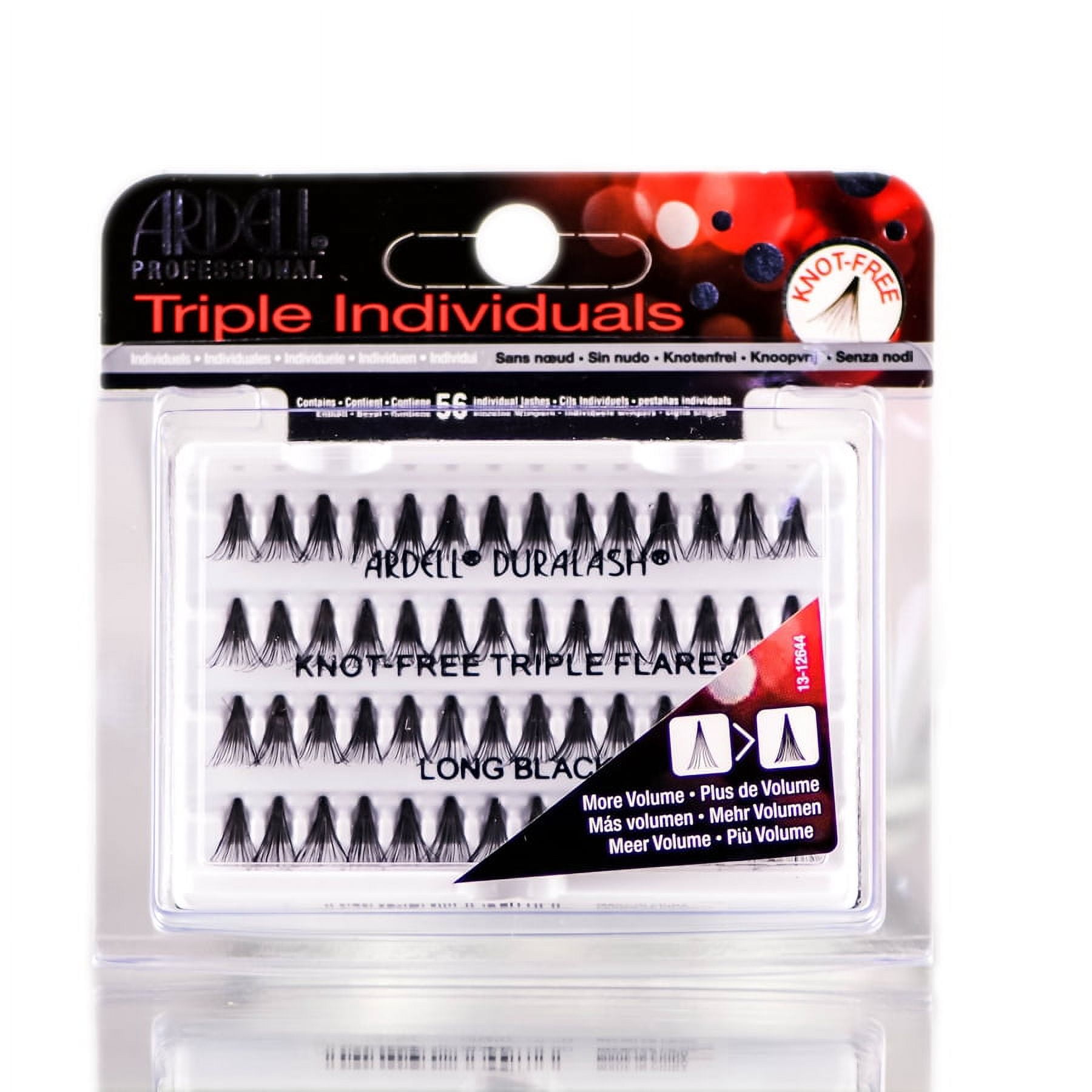 Ardell Professional Triple Individuals Knot-Free Triple Flares - Long ...