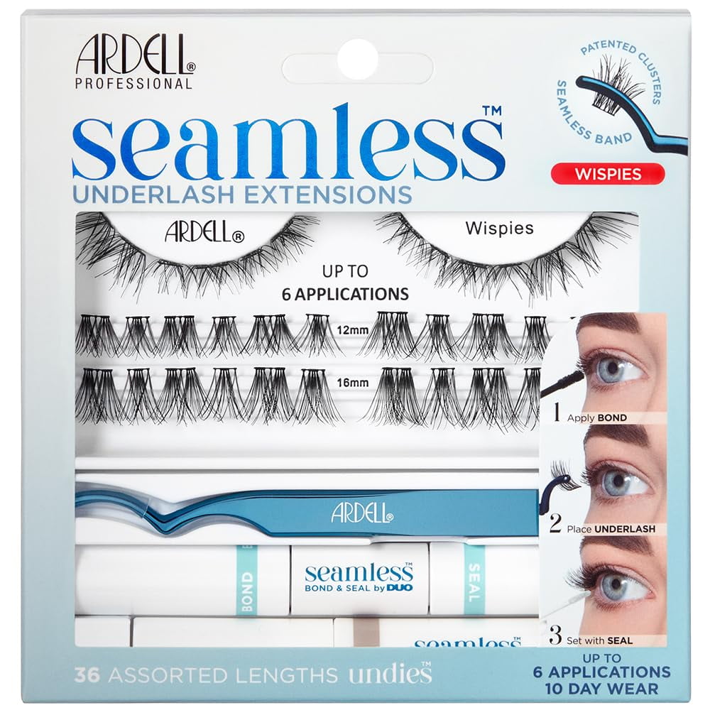Ardell Seamless Eyelash Extension Kit, Wispies - Customizable Diy Lash ...