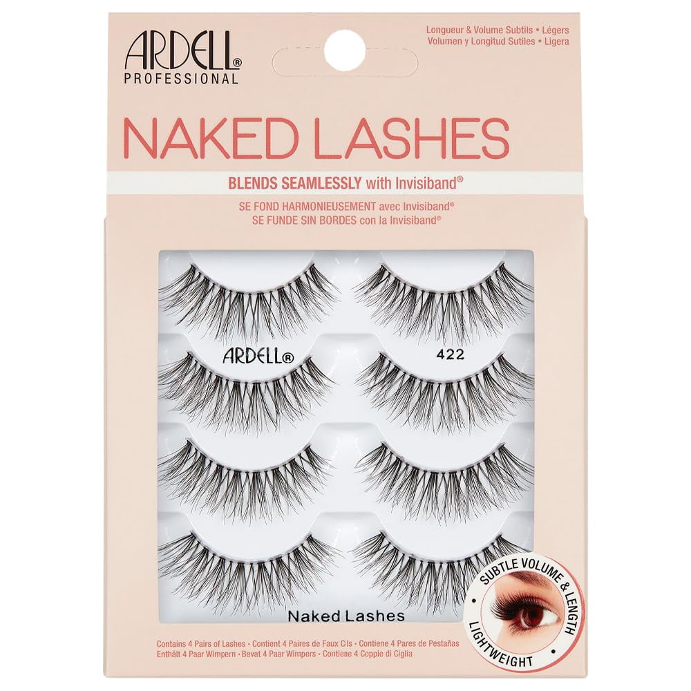 Ardell Strip Lashes Naked Lashes #422, 4 Pairs x 1-Pack - Walmart.com