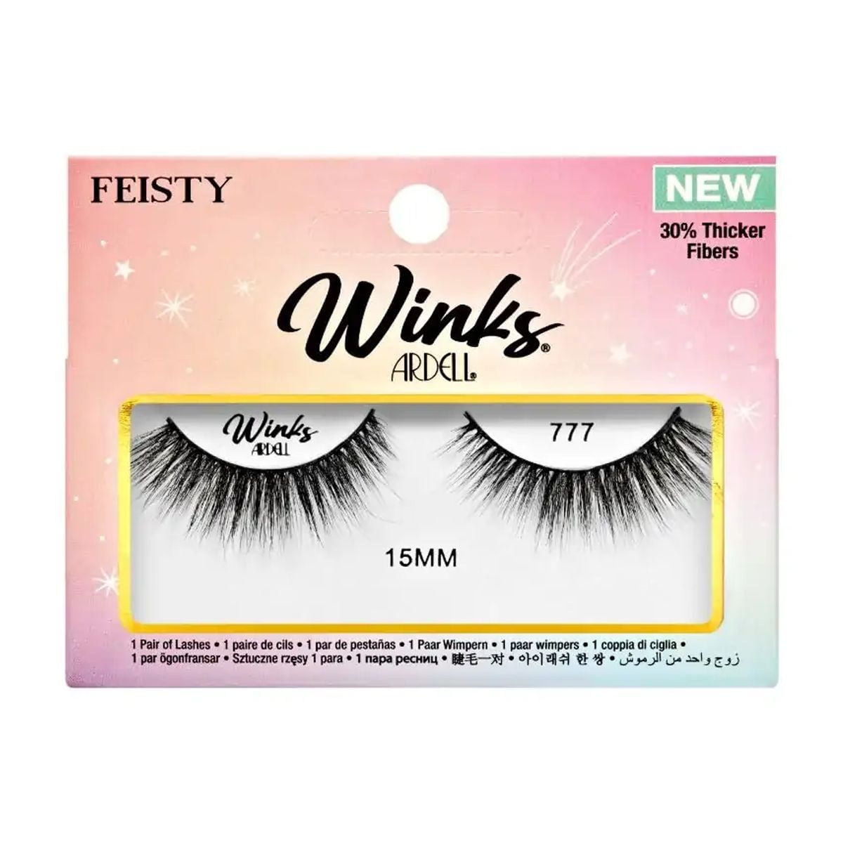 Ardell Winks False Eyelashes, 777 Black Fake Lashes, 1 Pair - Walmart.com