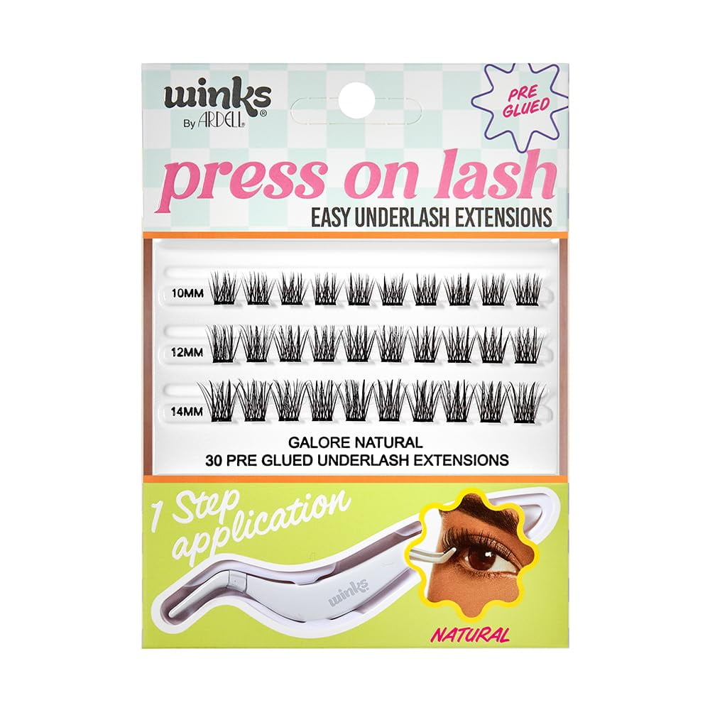 Ardell Winks Press On Underlash Extensions - Pre-Glued, 30 DIY Lash ...