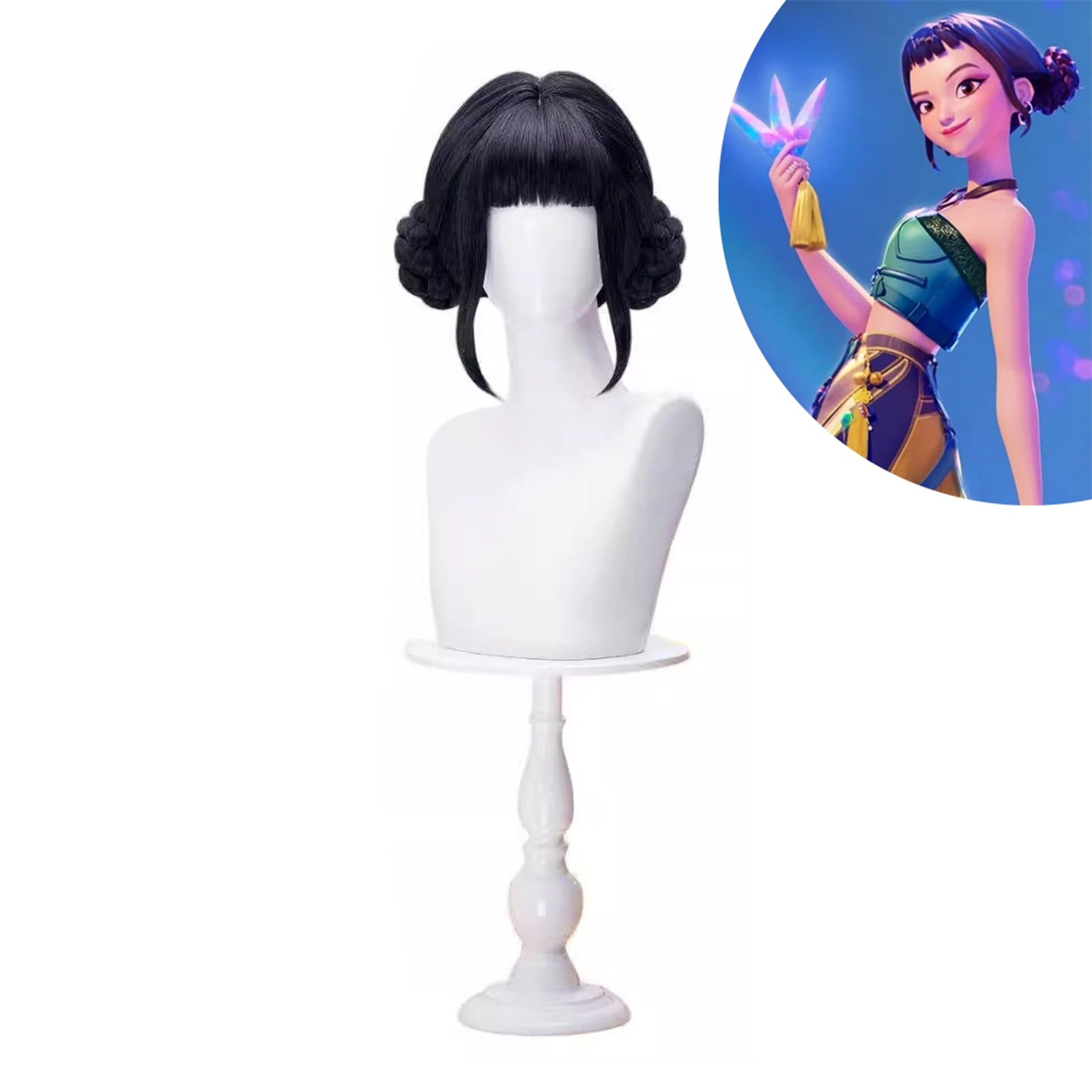 Netflix's #1 K-Pop Demon Hunters Wigs: Rumi+Mira+Zoey Pre-Styled Set ...