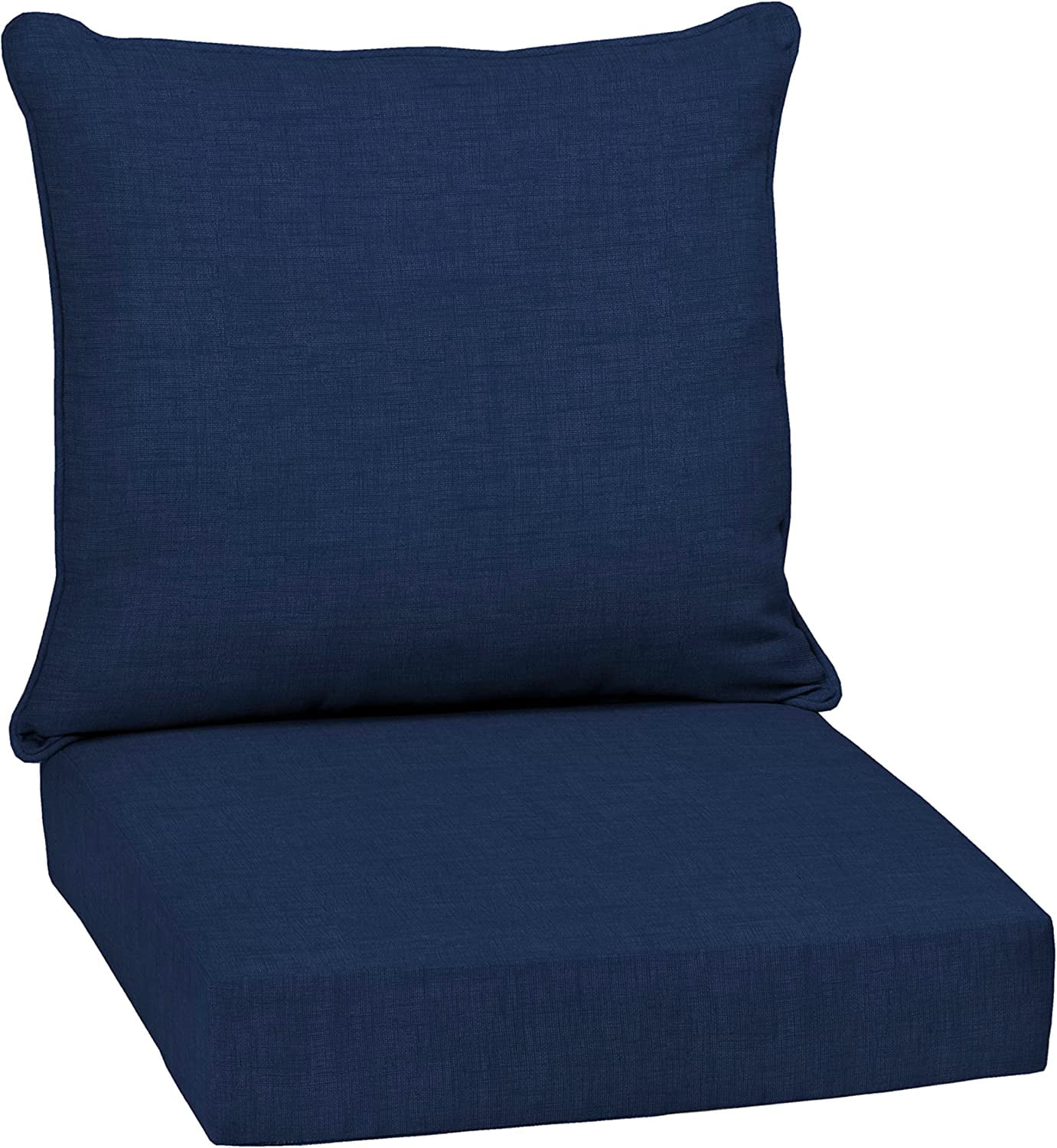 Arden Outdoor Deep Seat Cushion Set, 24 in x 24 in, Weather-Proof, Rain ...