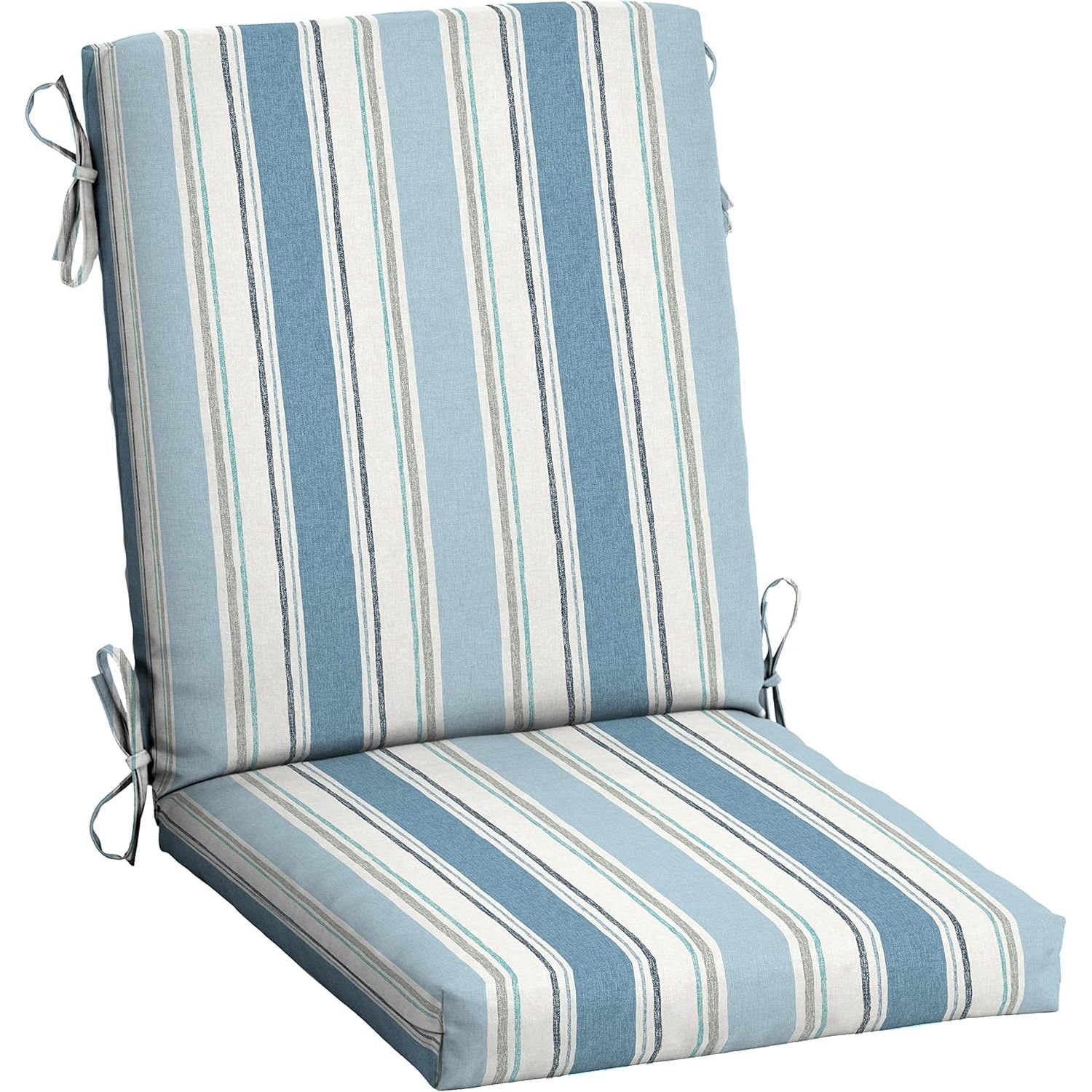 Arden Outdoor Dining Chair Cushion, 20 x 20, Rain-Proof, Fade Resistant ...