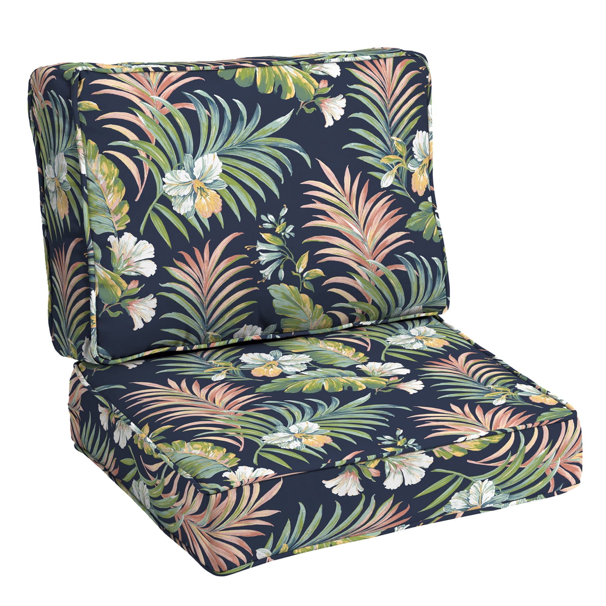 Arden Selections Modern Outdoor Deep Seating Cushion Set 24 x 24 ...