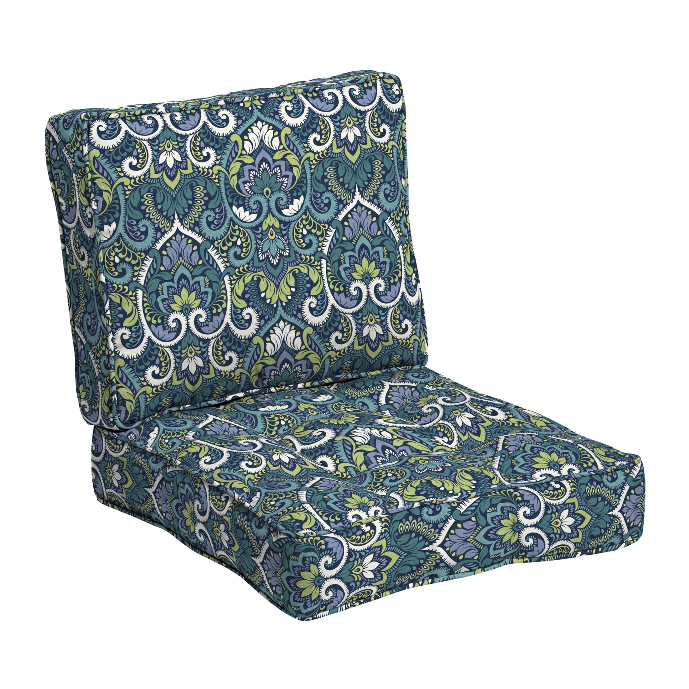 Arden Selections UV-Resistant Outdoor Deep Seating Cushion Set, 24x24 ...