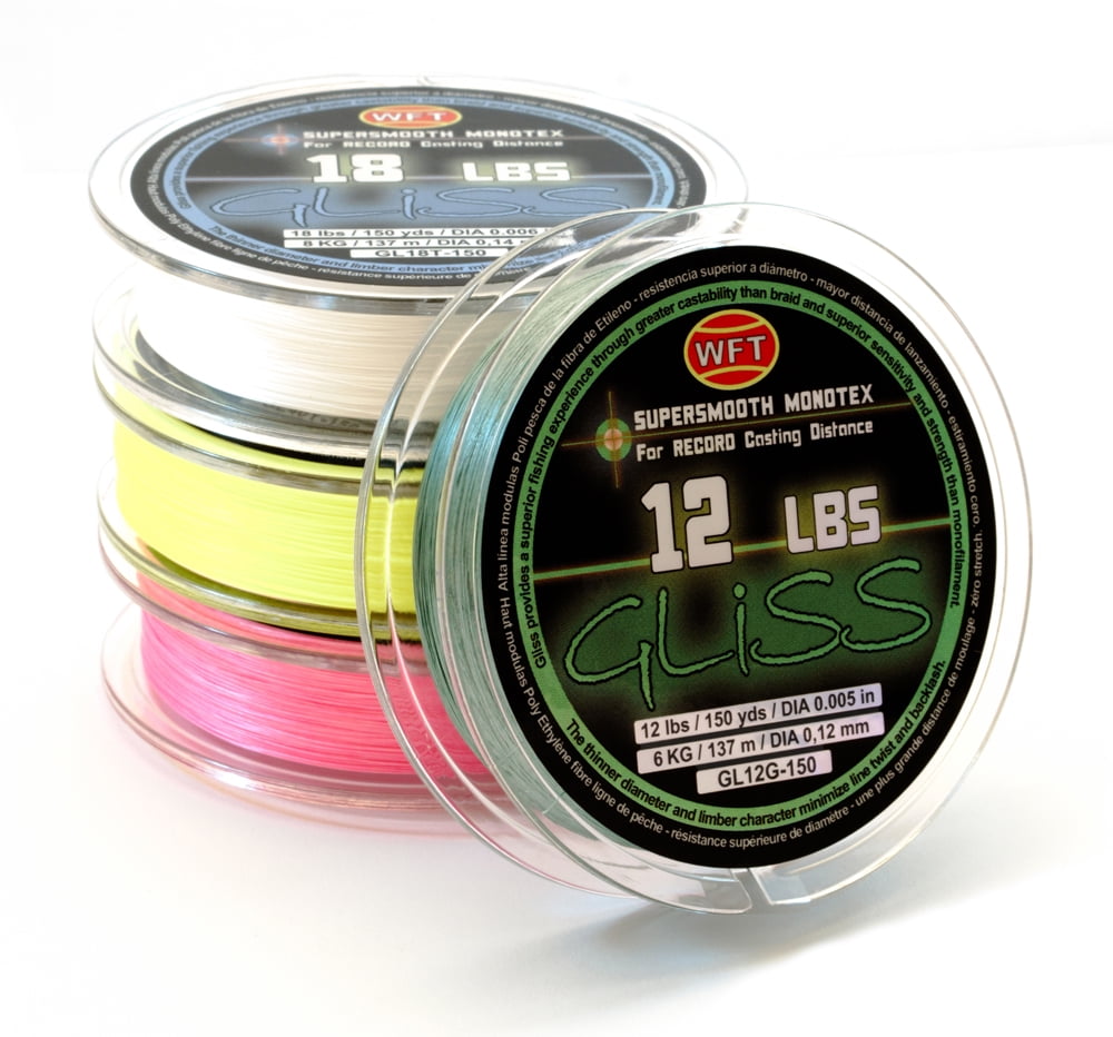 Ardent GL18G-150 Gliss Polyethylene Fishing Line - Green 18 Lb 150 yd ...