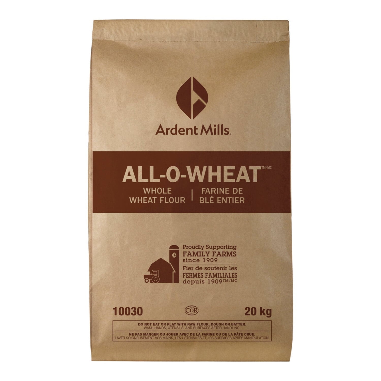 Ardent Mills All-O-Wheat Whole Wheat Flour, Bag Bulk Food Service ...
