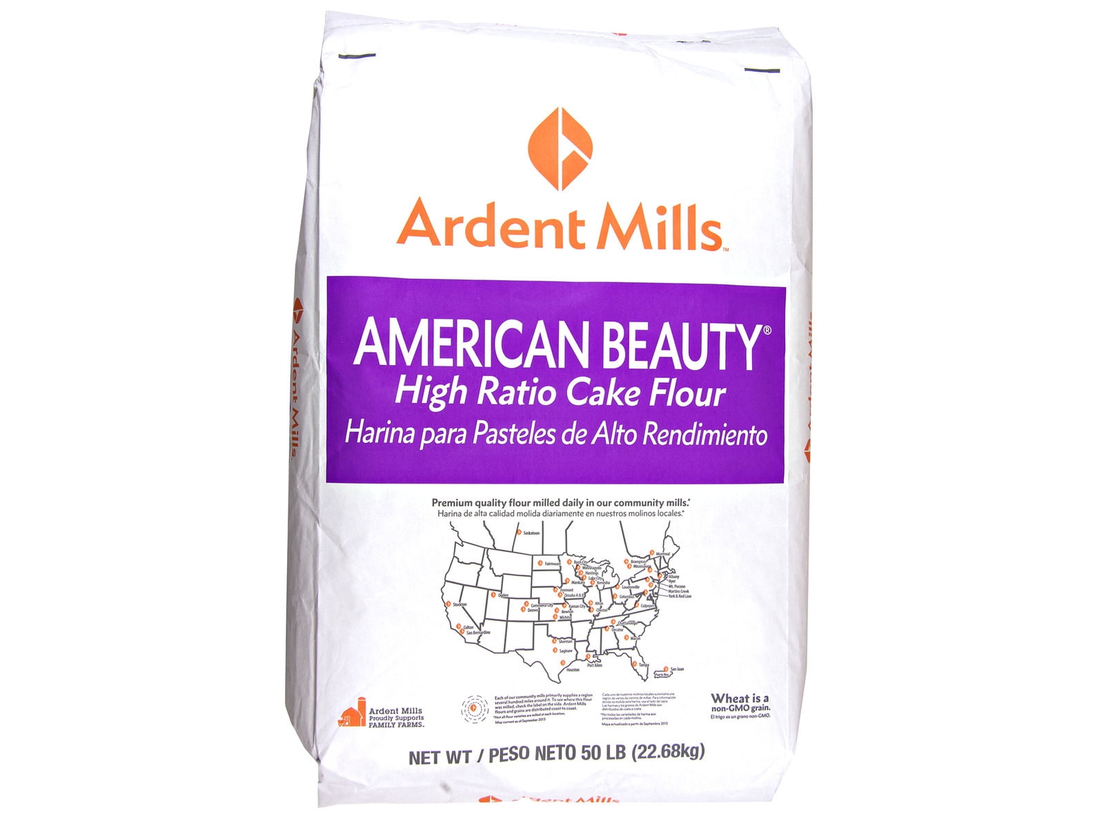 Ardent Mills American Beauty Hi-Rise Cake Flour, 50 lb. Bag - Walmart.com