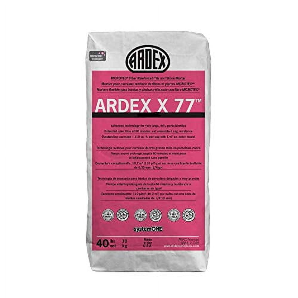Ardex X77 Microtec Fiber Reinforced Tile & Stone Mortar - Walmart.com