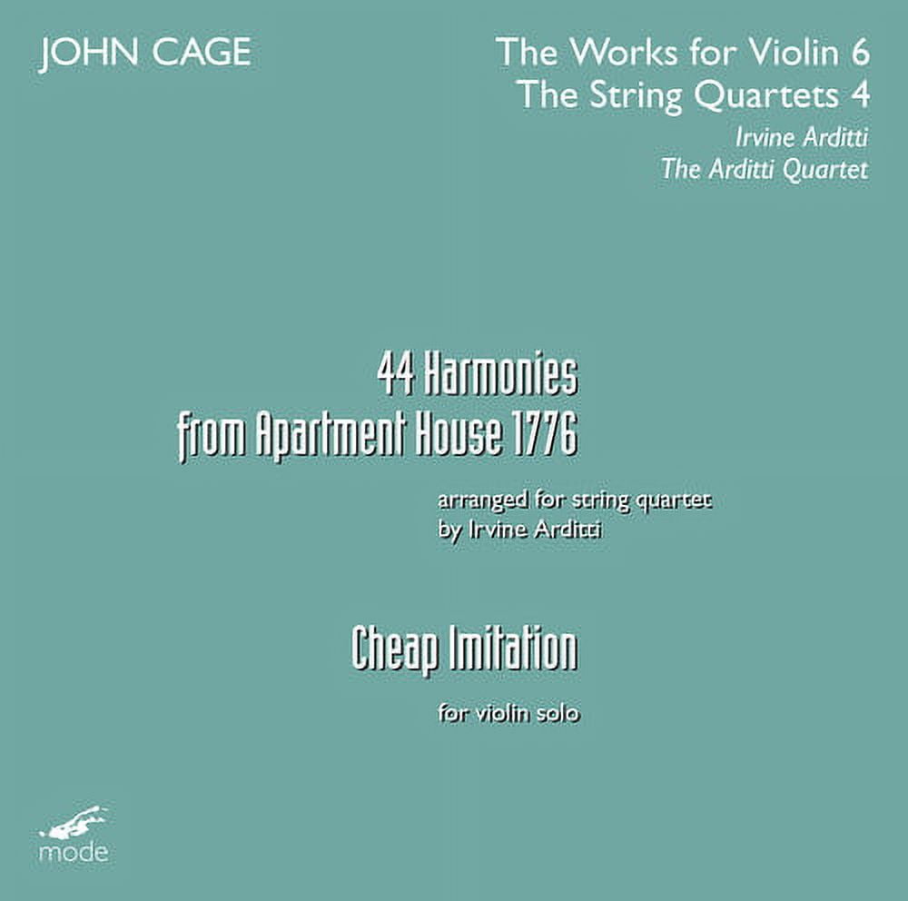Arditti Quartet - Cheap Imitation / Harmonies Apartment House 1776 ...