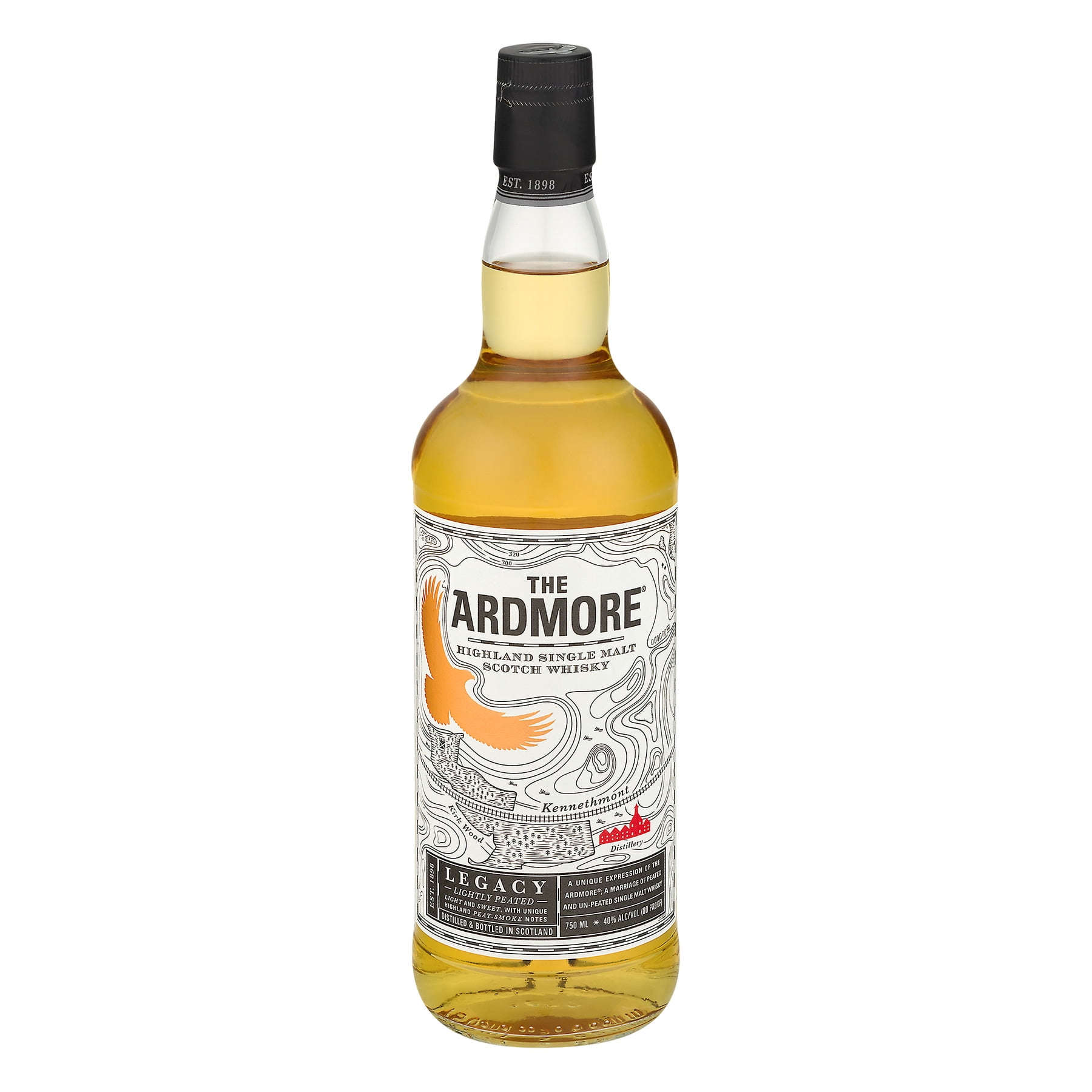 Ardmore Legacy Highland Single Malt Scotch Whisky - Walmart.com