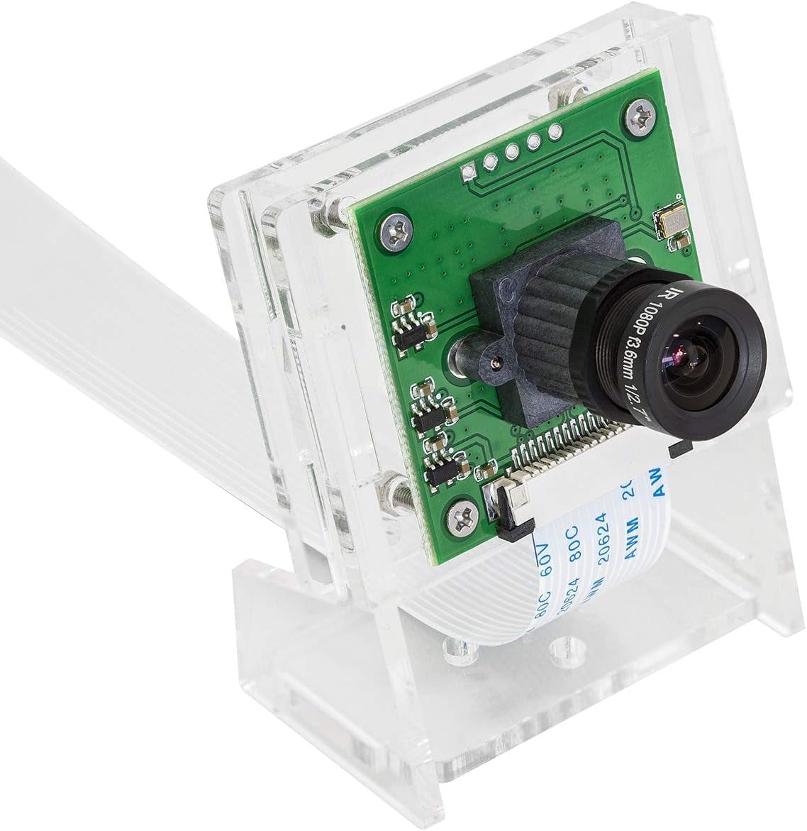 Arducam for Raspberry Pi KEF16 Camera Module with Case, OV5647 Sensor Adjustable and ...