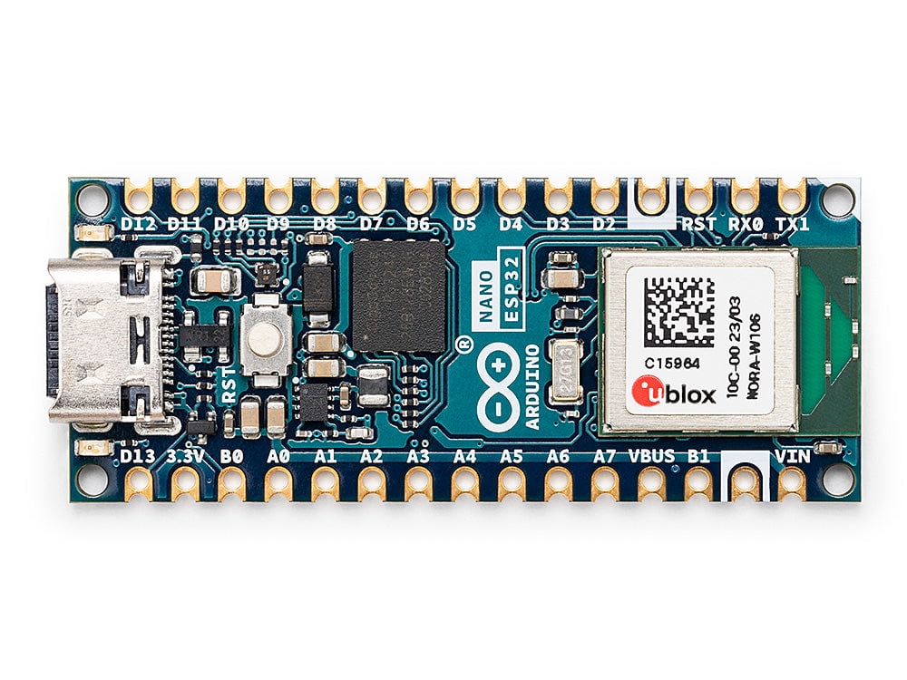 Arduino ABX00092 Nano without headers ESP32-S3, USB-C, Wi-Fi, Bluetooth, HID Support ...