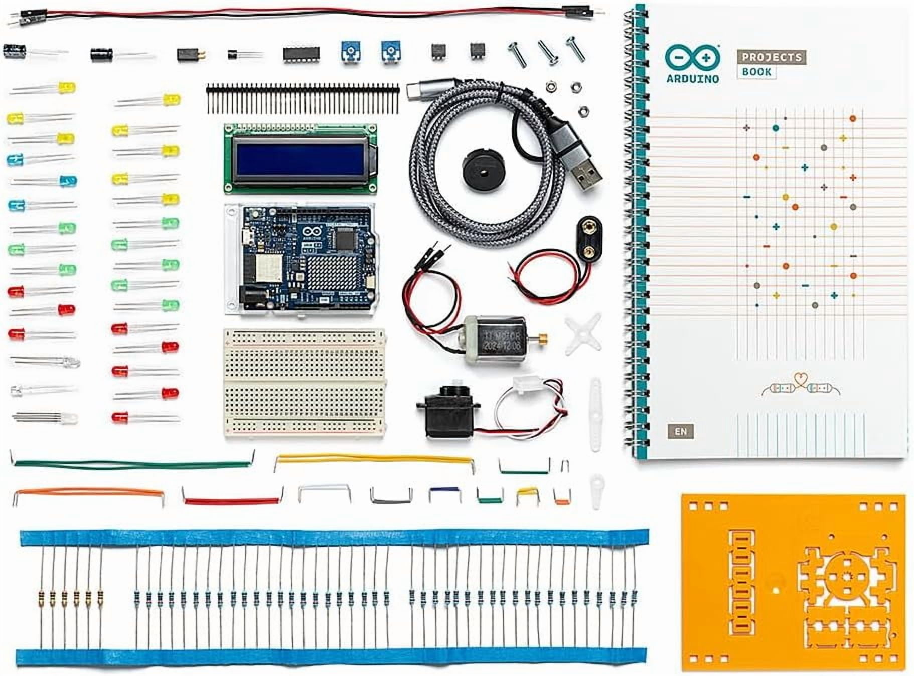 Arduino K000007_R4 Starter Kit R4 Learn Electronics & Coding w/ The UNO ...