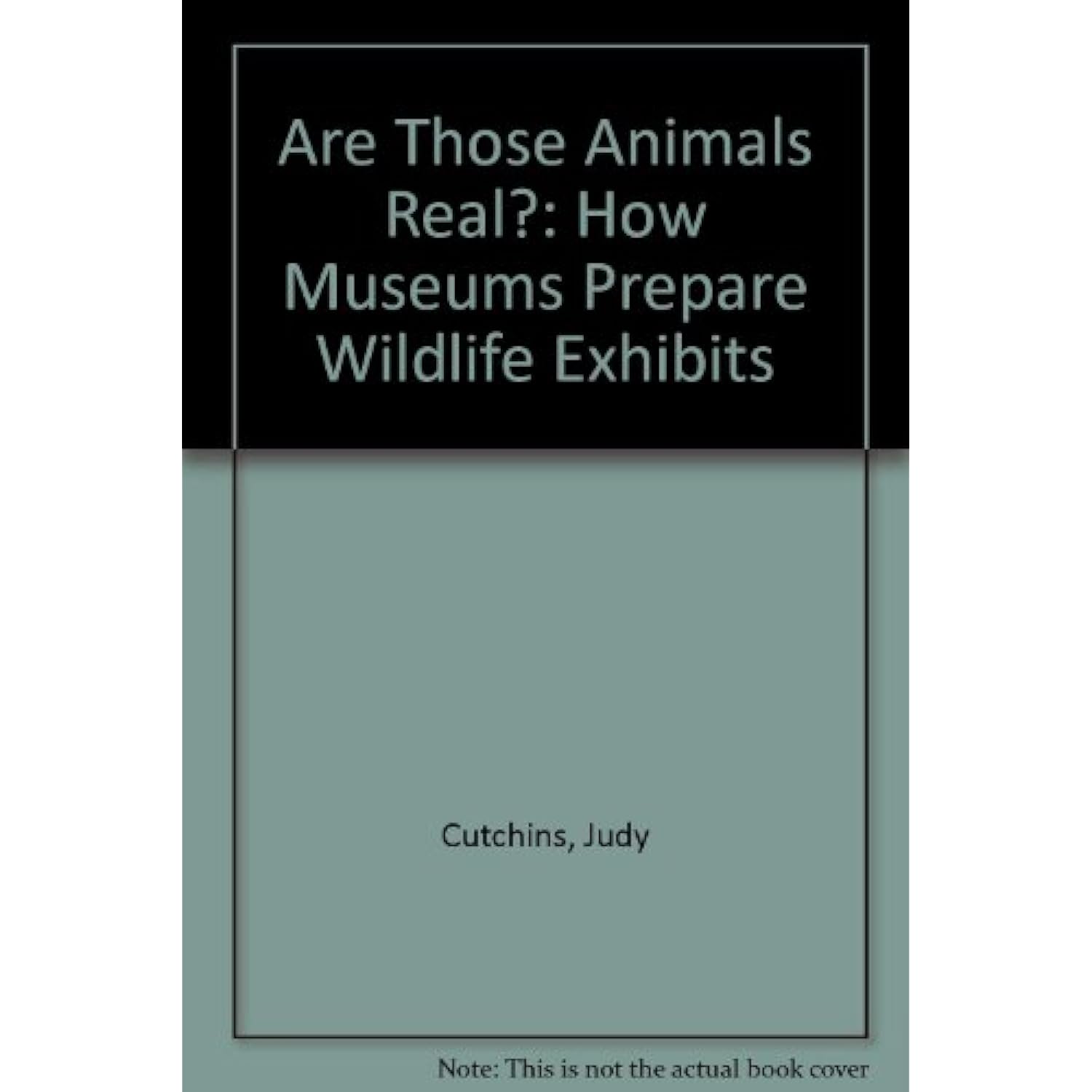 Are Those Animals Real?: How Museums Prepare Wildlife Exhibits Cutchins, Judy and Johnston ...