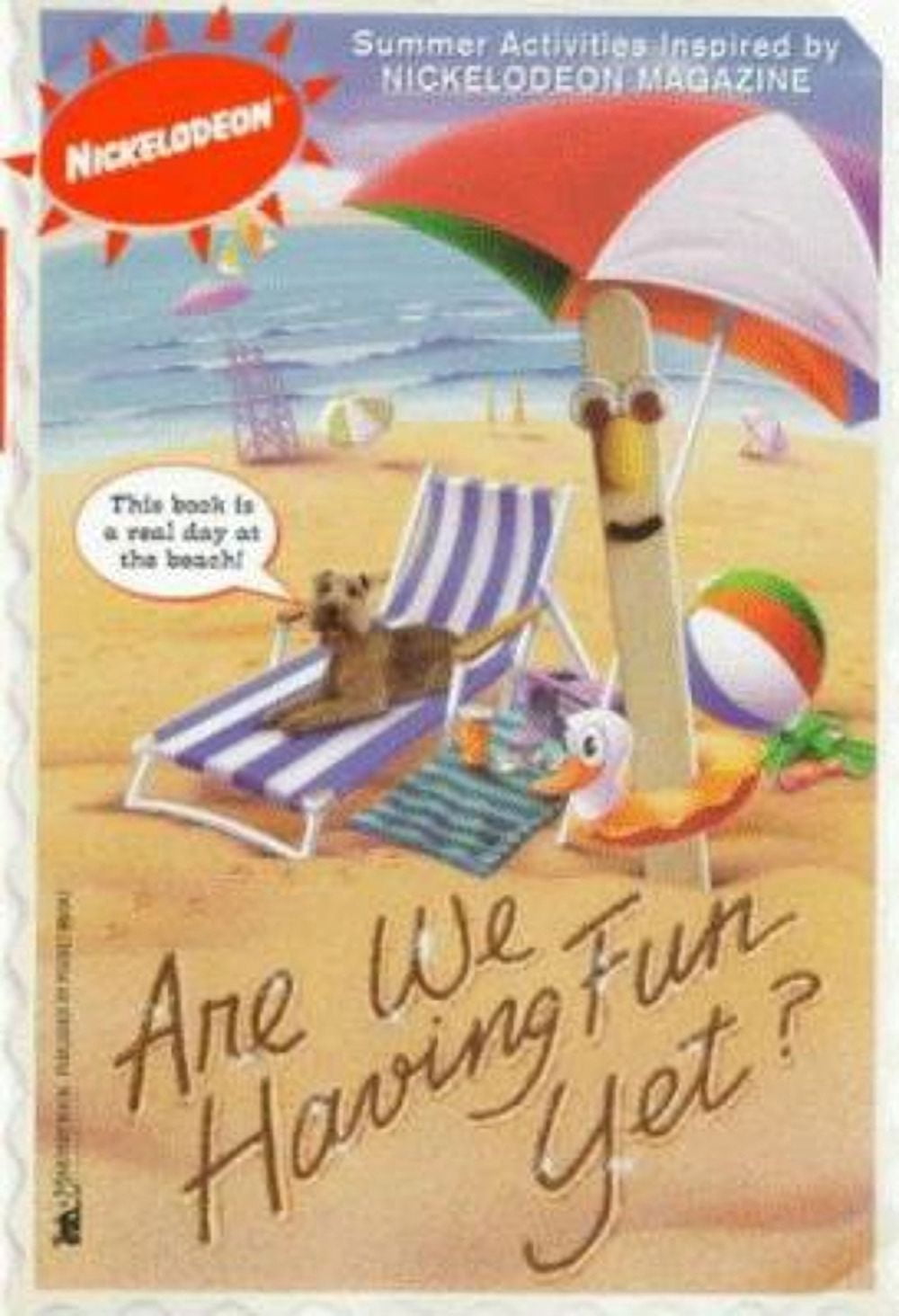 Pre-Owned ARE WE HAVING FUN YET ACTIVITIES INSPIRED BY NICKELODEON ...