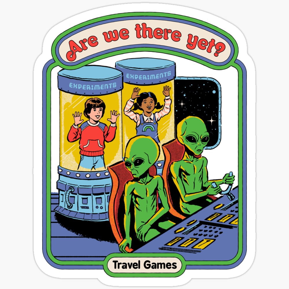 Are We There Yet? Sticker Phone Decal Water Bottle Stickers Car Decals ...