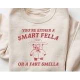 Are You A Smart Fella Or Fart Smella Retro Cartoon TShirt Weird T Shirt ...