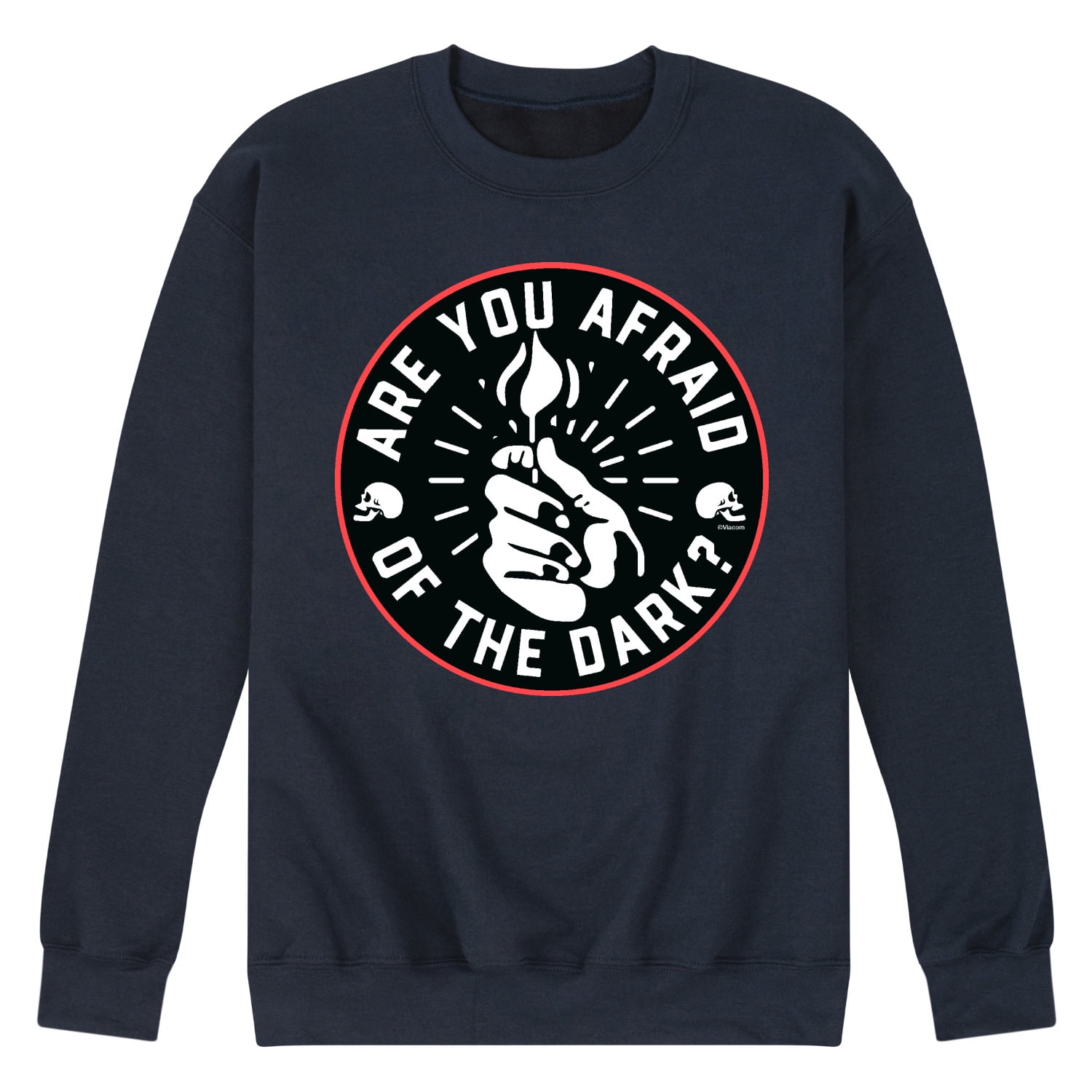 Are You Afraid of the Dark - Logo Seel - Men's Crew Fleece - Walmart.com