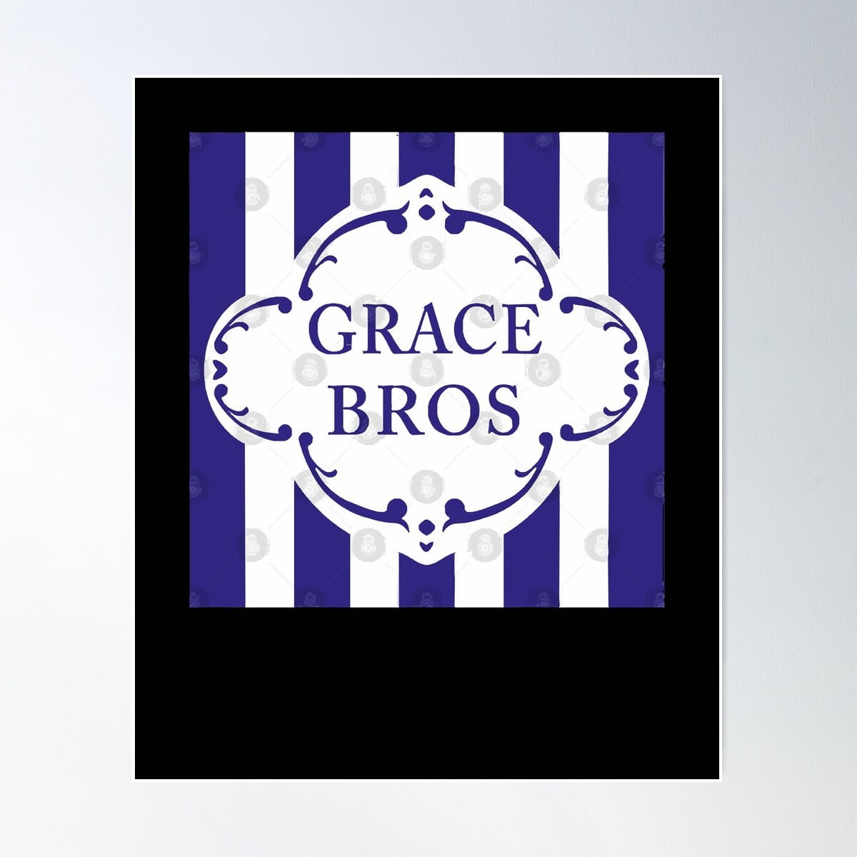Are You Being Served – Grace Bros. Logo Poster Wall Art, Modern Wall ...