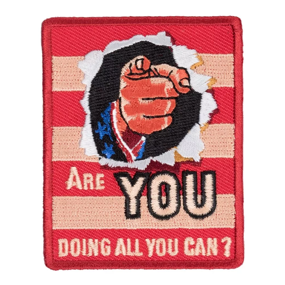 Are You Doing All You Can Patch, Political Patches - Walmart.com