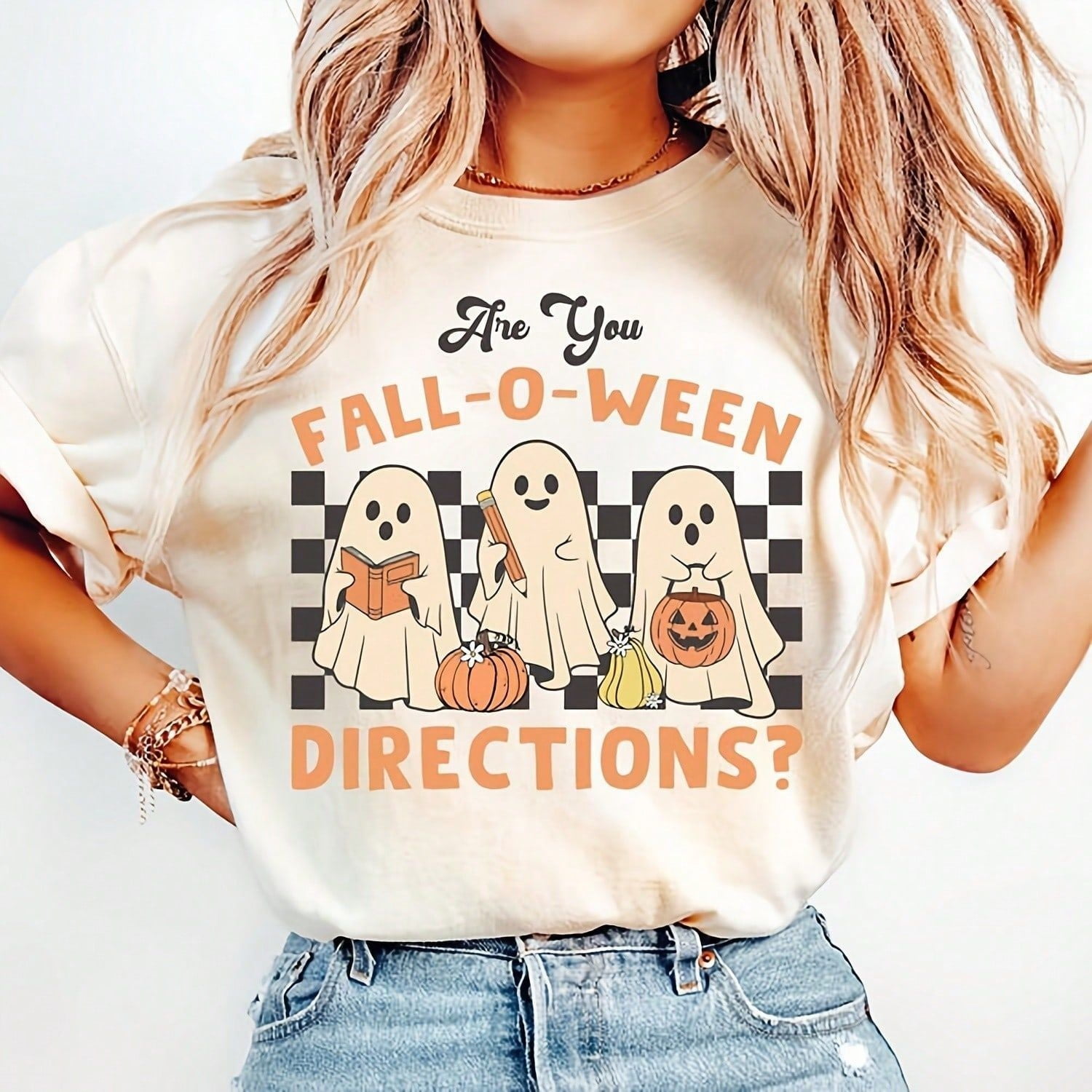 Are You Fall O Ween Directions S1Hirt, Tea Ghost S1Hirt, Funny O Ween ...