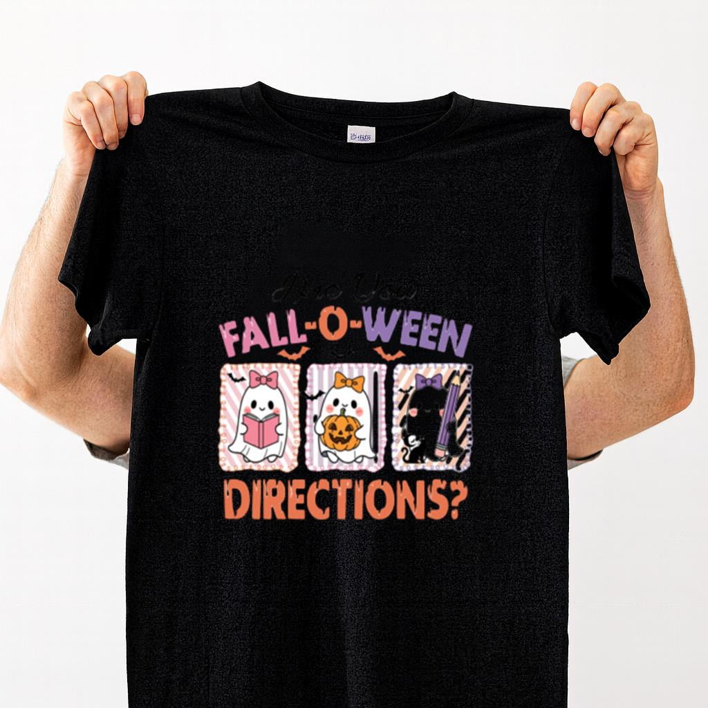 Are You Fall O Ween Teacher Trick or Treat Outfit Unisex T-Shirt, up to size 5XL - Walmart.com