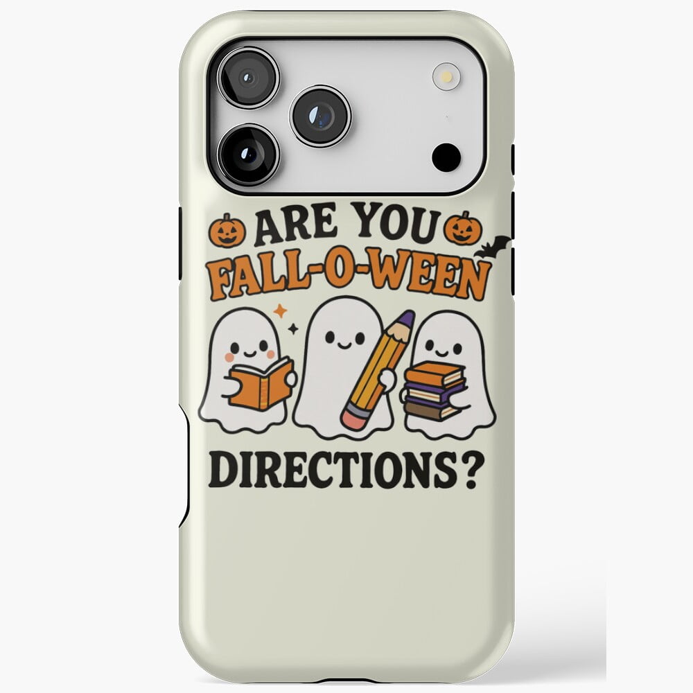 Are You Following Directions Funny Ghost Teacher Pun Phone Case for ...
