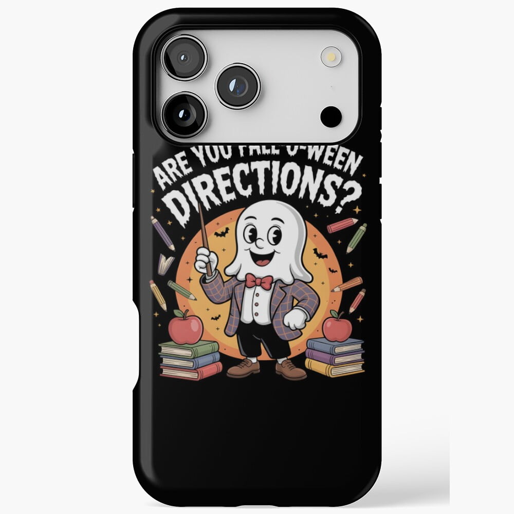 Are You Following Directions Funny Halloween Teacher Creepy Ghost Pun ...