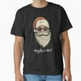Are You Naughty Or Nice Cool St. Nick Claus Funny Christmas Holiday ...