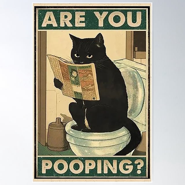 Are You Pooping Poster Wall Art, Modern Wall Decor For Living Room ...
