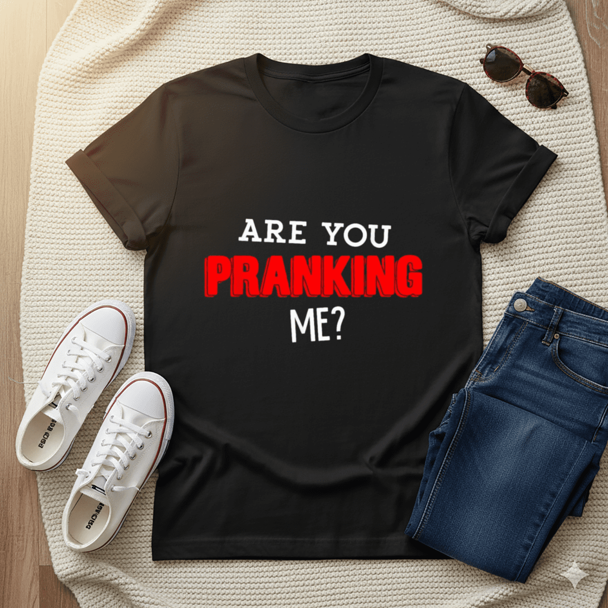 Are You Pranking Me Prankster Joke Jokes Party Humor Gift Unisex T ...