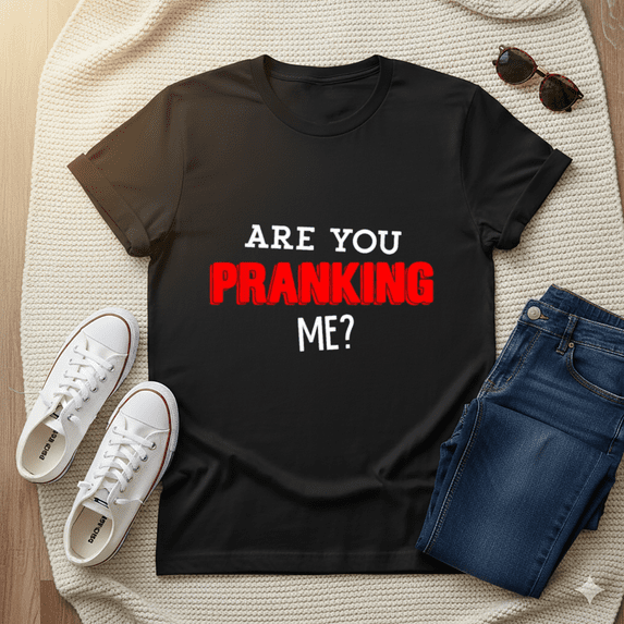 Are You Pranking Me Prankster Joke Jokes Party Humor Gift Unisex T ...