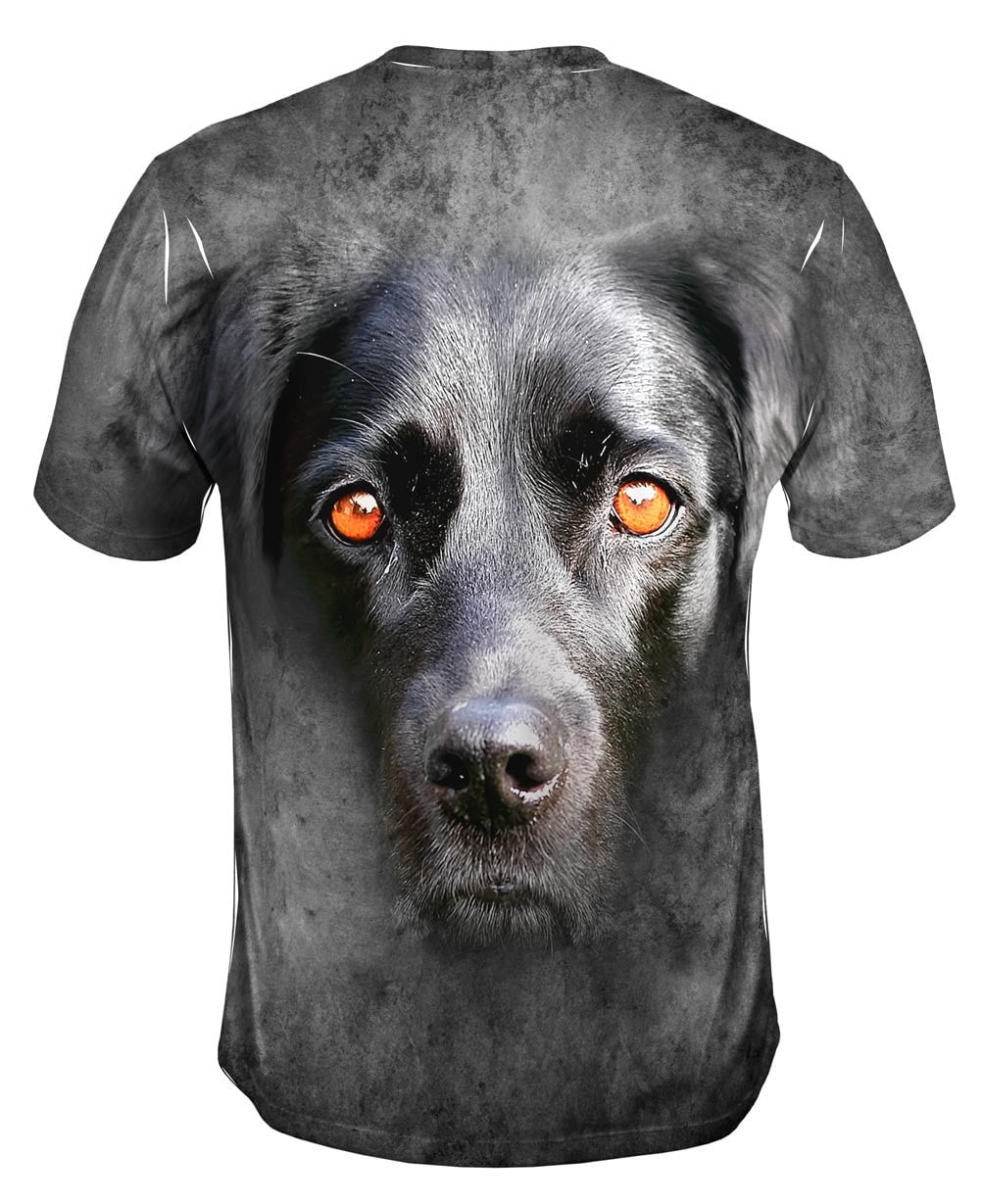 Are You Serious Black Labrador Dog Face Mens T-Shirt All Over Print ...