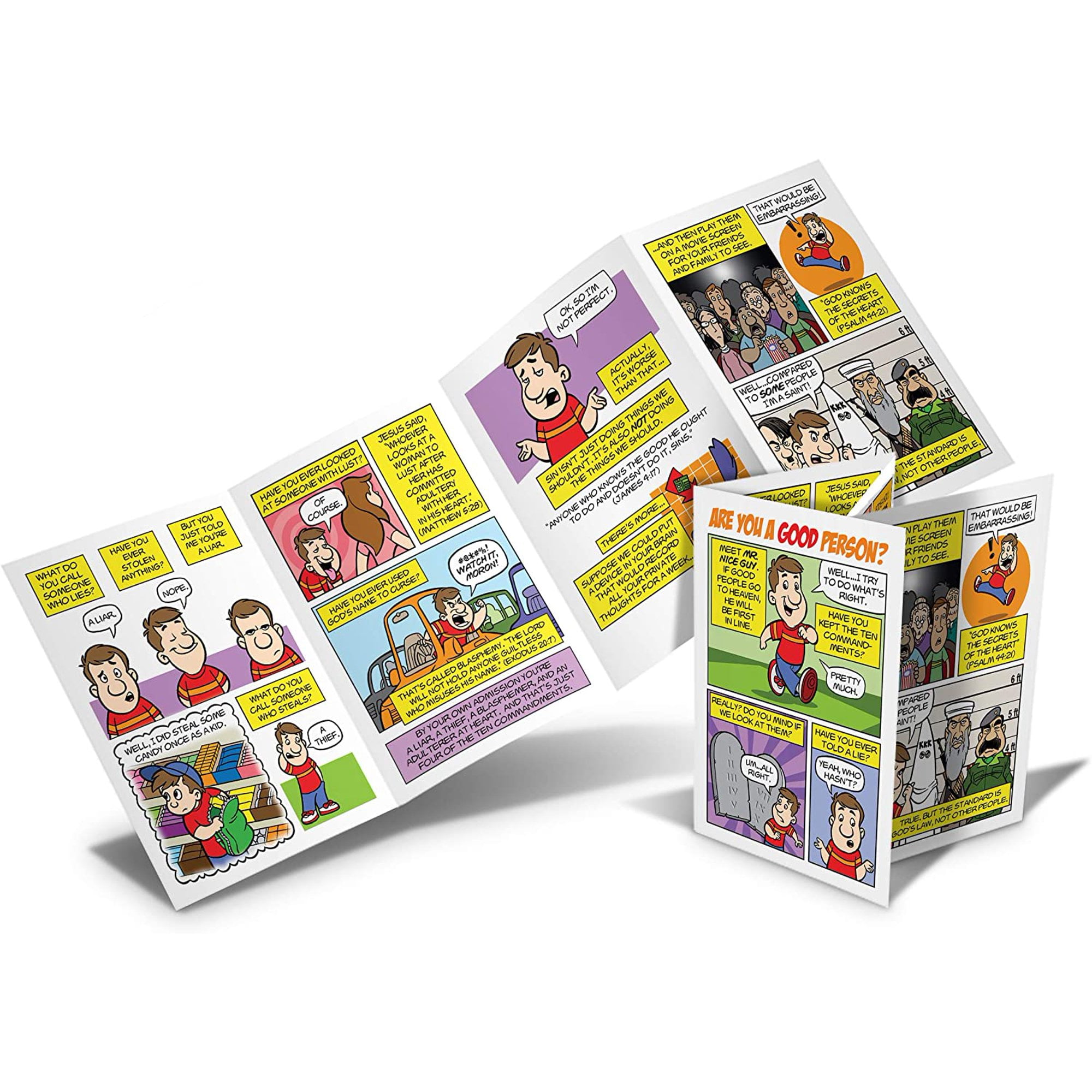Are You a Good Person Comic Gospel Tract (Pack of 100) - Walmart.com