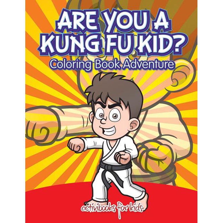 kung fu coloring book