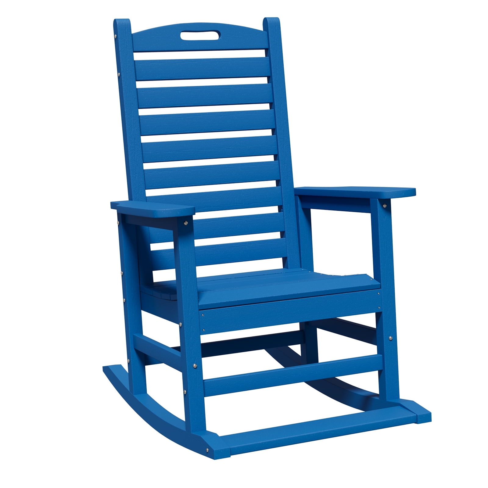 AreShark Oversized Rocking Chair Outdoor, HDPE PolyRocking Chair, All ...