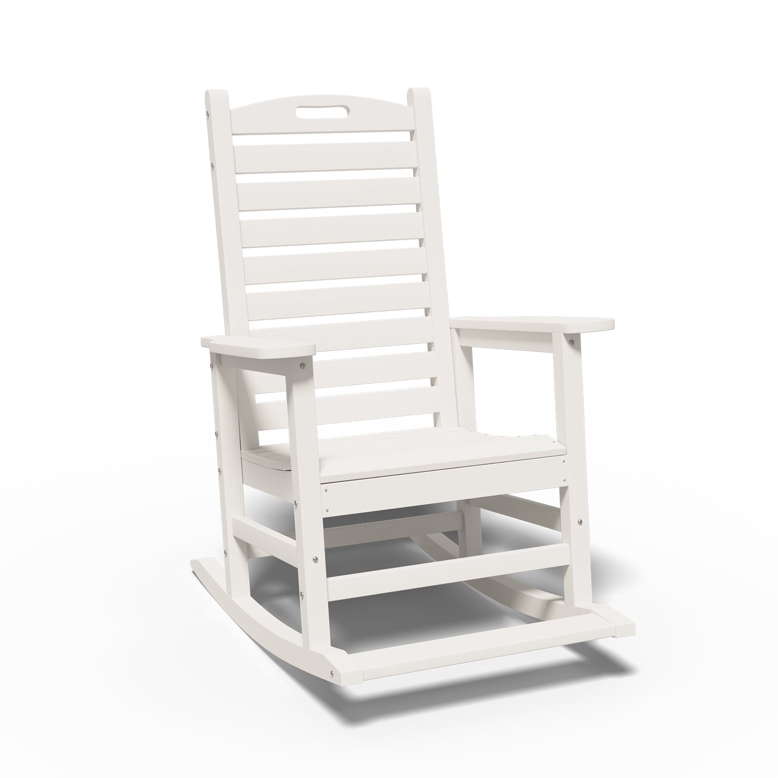 AreShark Oversized Rocking Chair Outdoor, HDPE PolyRocking Chair, All ...